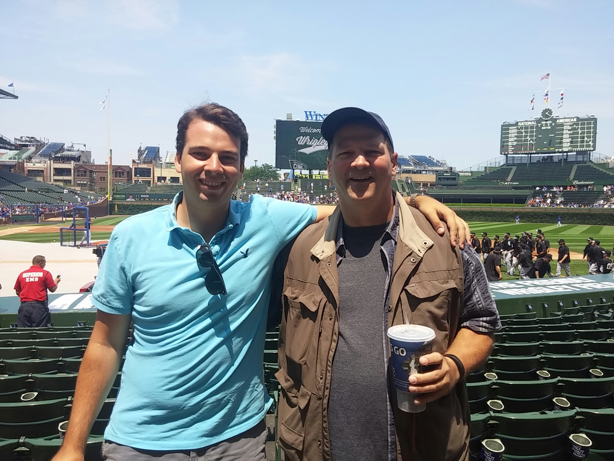 NE Baseball Stadium Tour July 2015 | Griffy Sherlock Family Blog